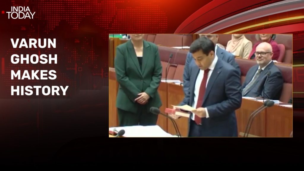 Watch: Indian-origin Australian Senator Varun Ghosh takes oath on ...